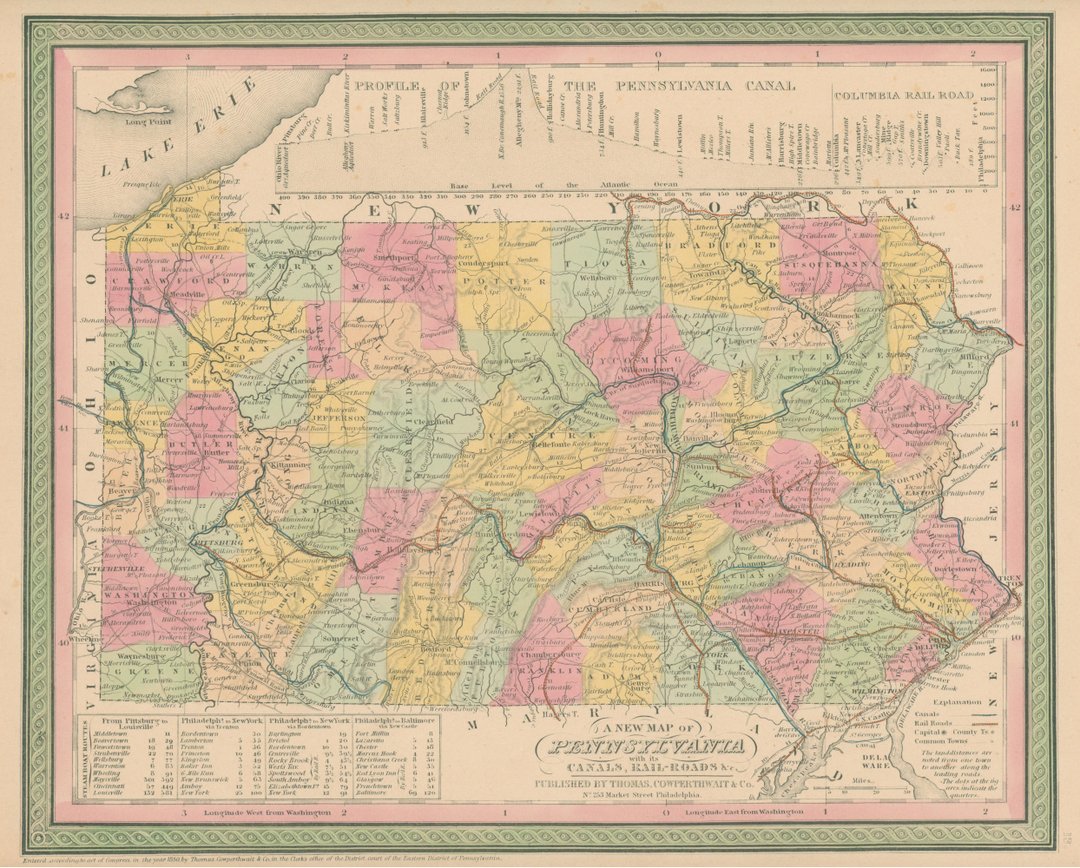 U.S. State Maps – Philadelphia Print Shop