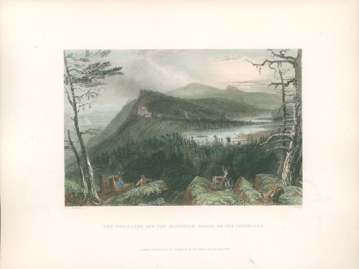 Bartlett, William Henry “The Two Lakes and the Mountain House on the C ...