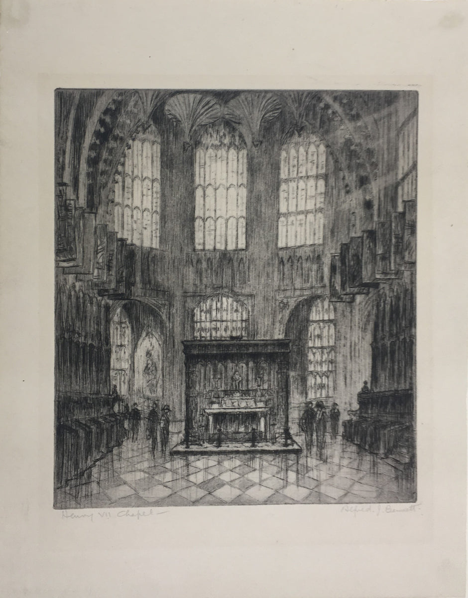 Bennett, Alfred “Henry VII Chapel” [Westminster Abbey, London ...