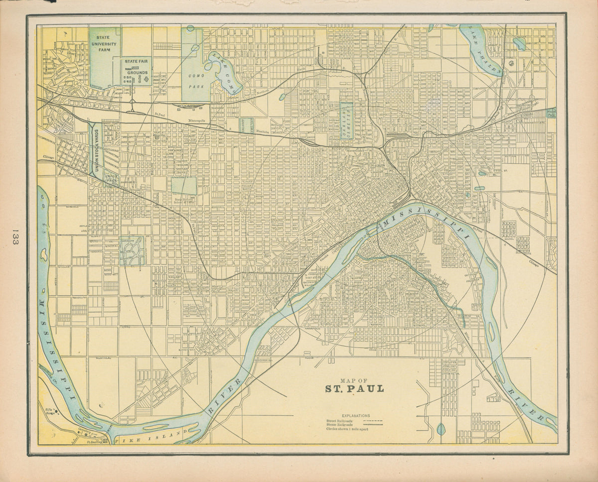 Cram, George "Fargo, ND/ St. Paul" – Philadelphia Print Shop