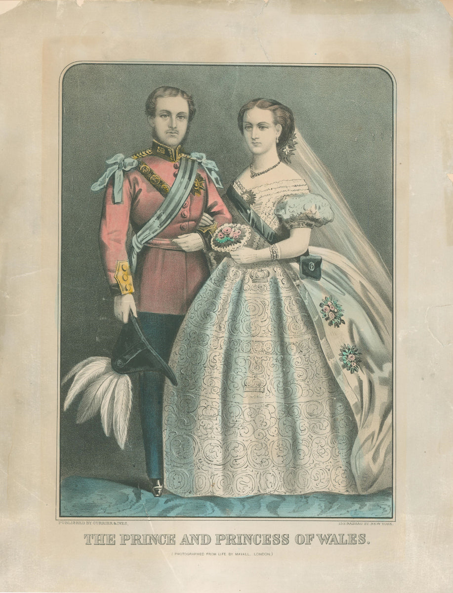 Currier & Ives after photograph by Mayall “The Prince and Princess of ...
