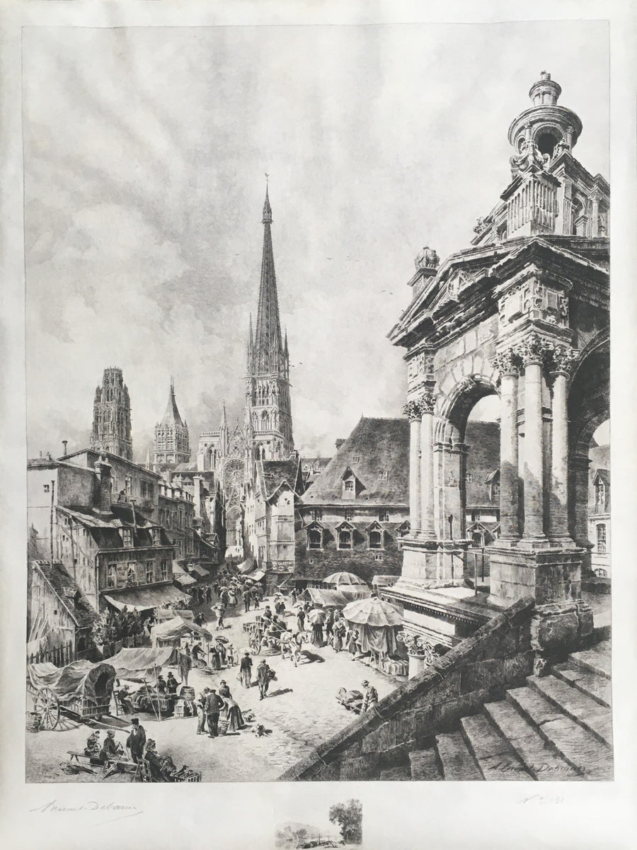 Debaines, A. Brunet [Rouen Cathedral Square, France] – Philadelphia ...