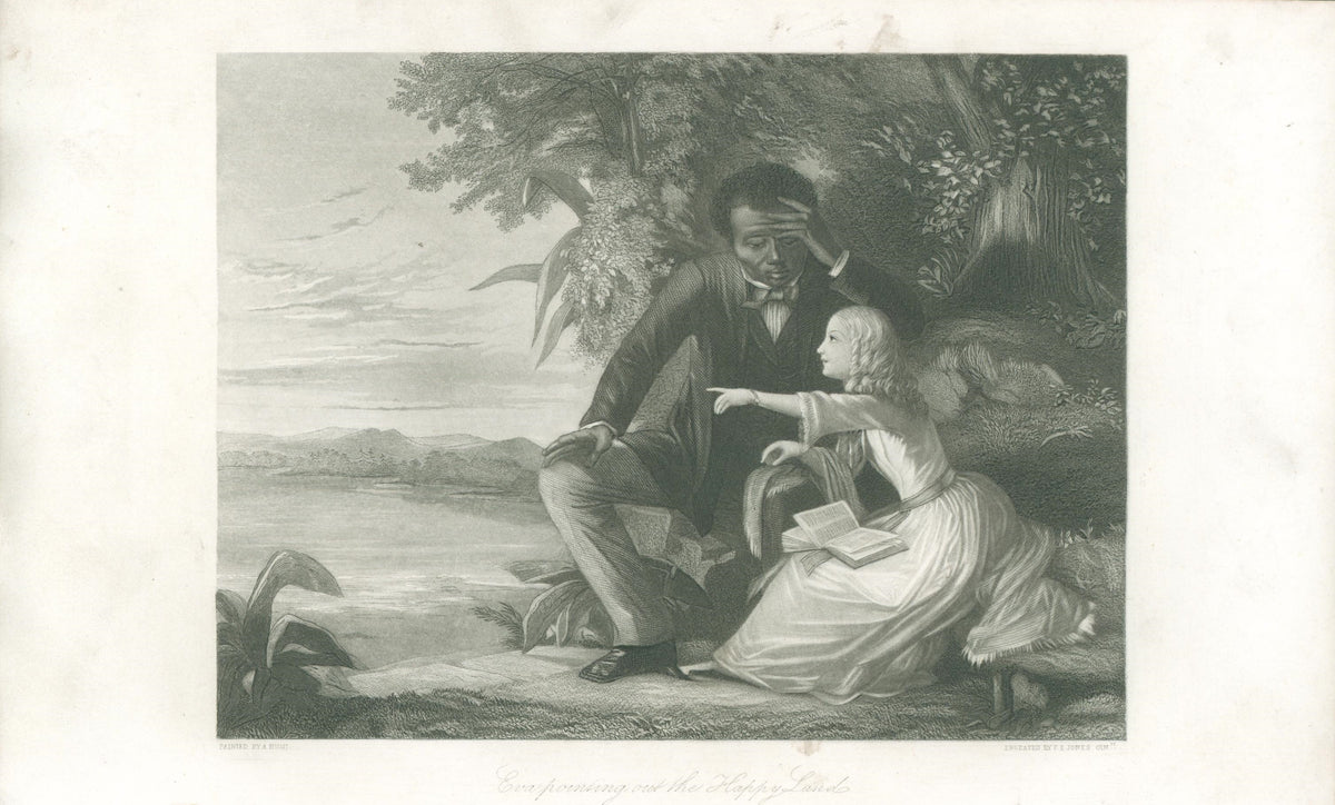Hunt, Samuel V. “Eva pointing out the Happy Land” – Philadelphia Print Shop