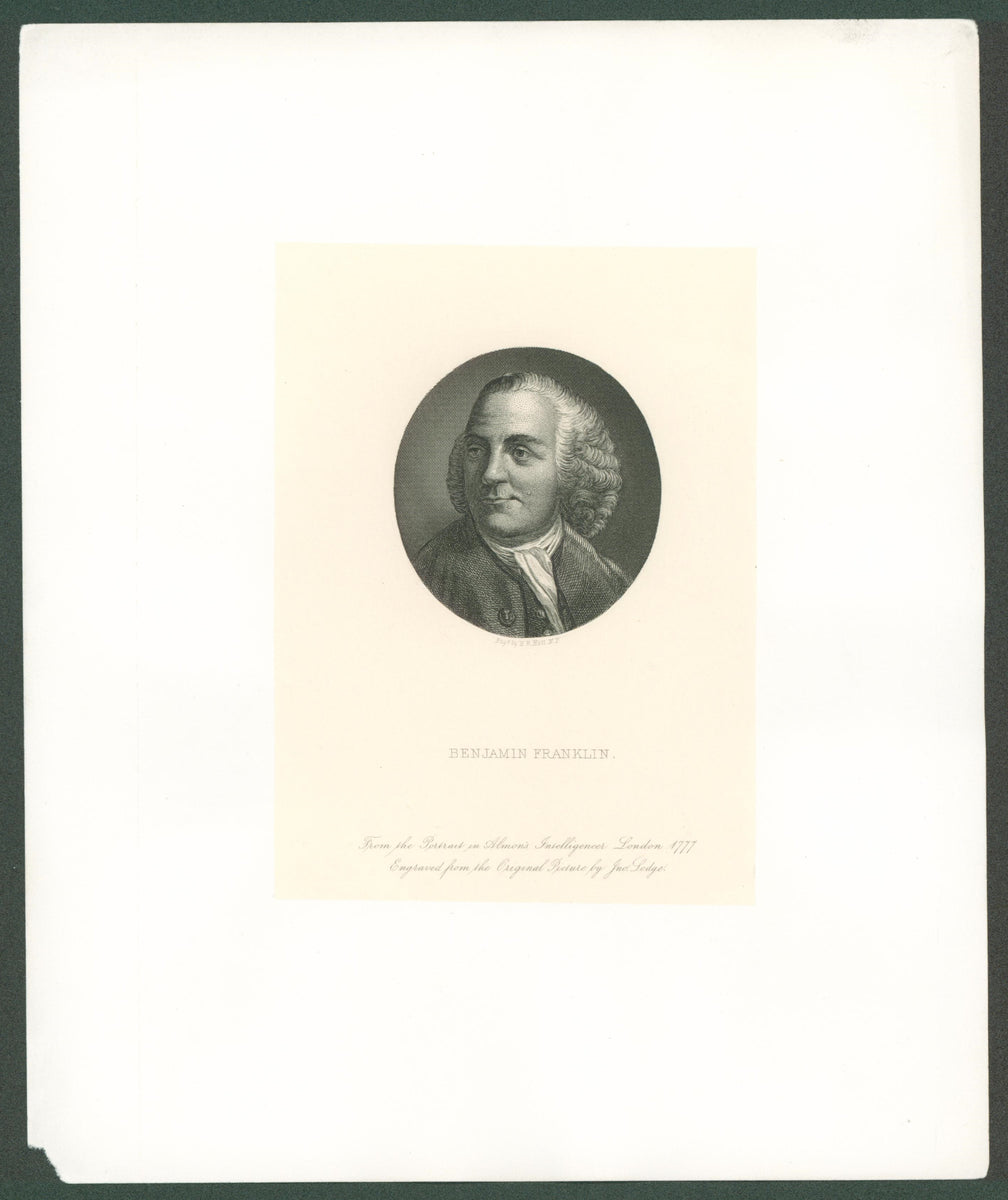 Chamberlin, Mason “Benjamin Franklin." – Philadelphia Print Shop