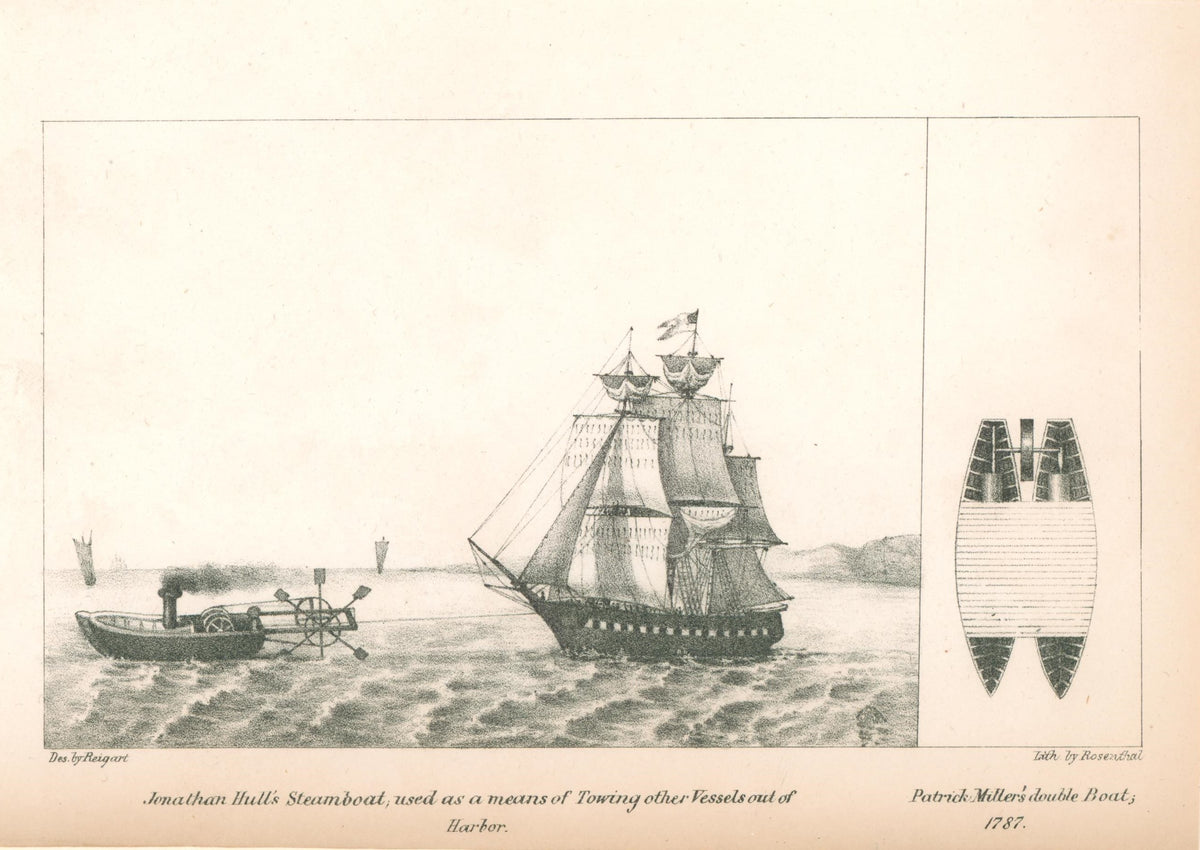 Reigart, J. Franklin “Jonathan Hull’s Steamboat, used as a means of To ...