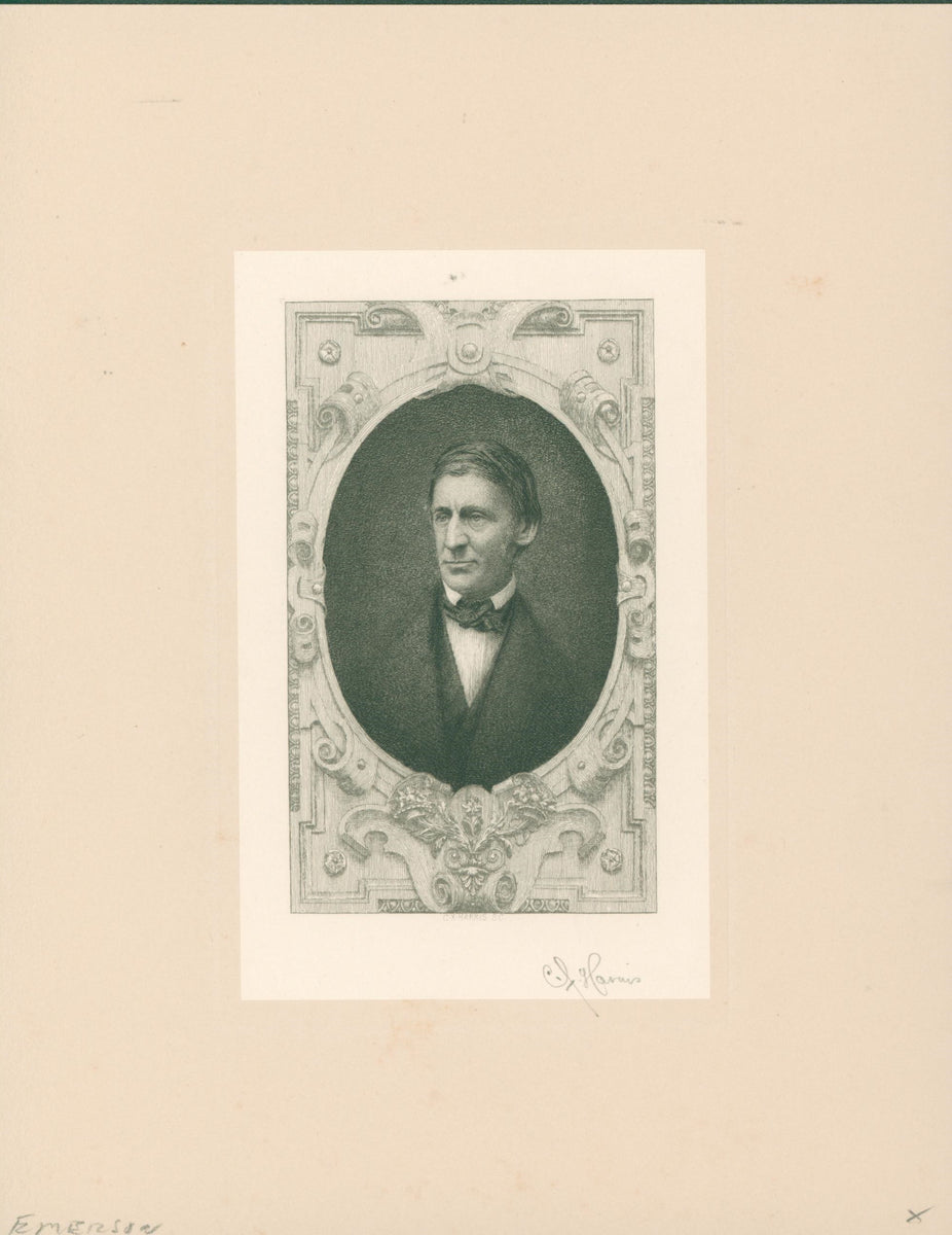 Harris, Charles Xavier [Ralph Waldo Emerson] – Philadelphia Print Shop