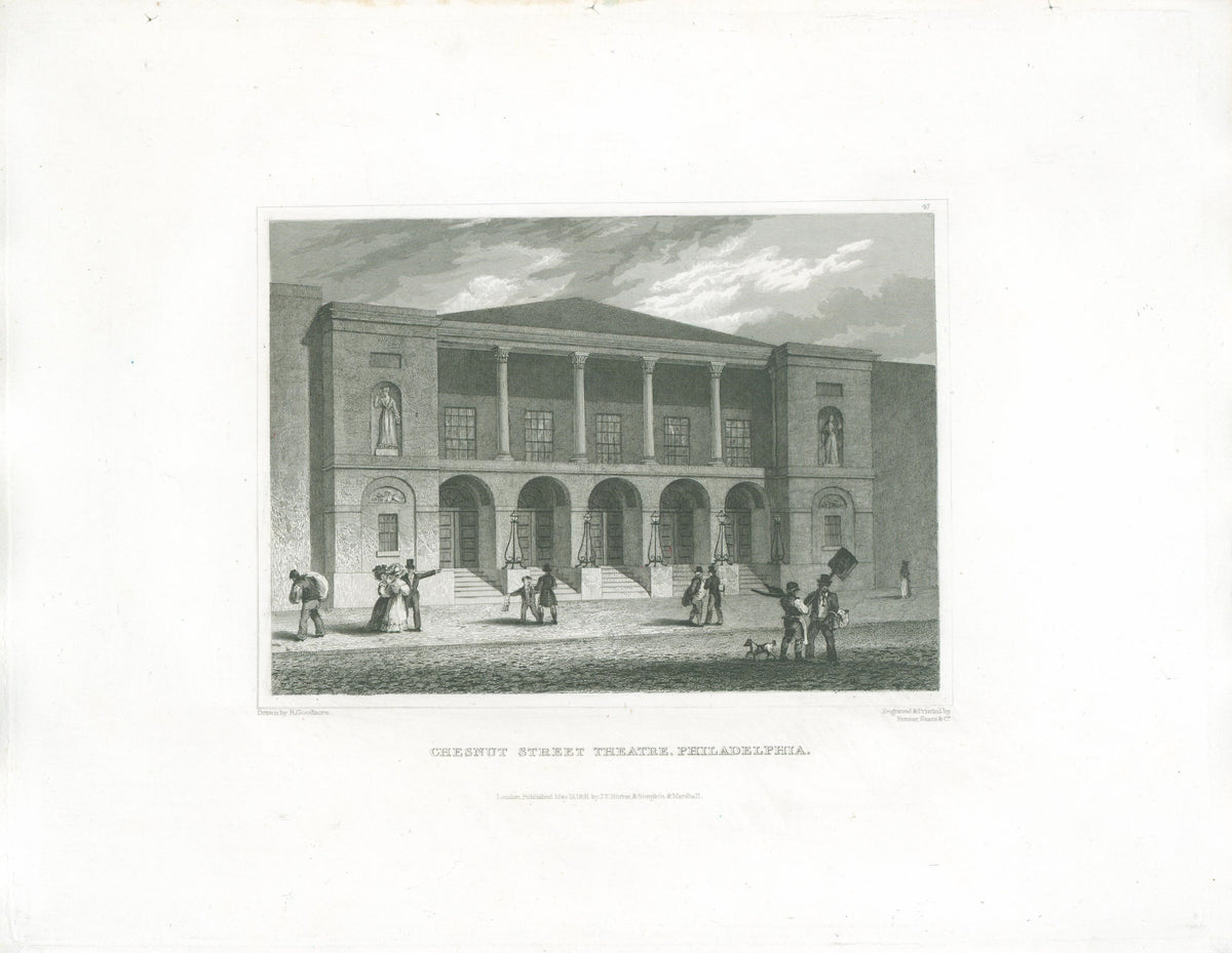 Burton, C. “Chestnut Street Theatre, Philadelphia” – Philadelphia Print ...
