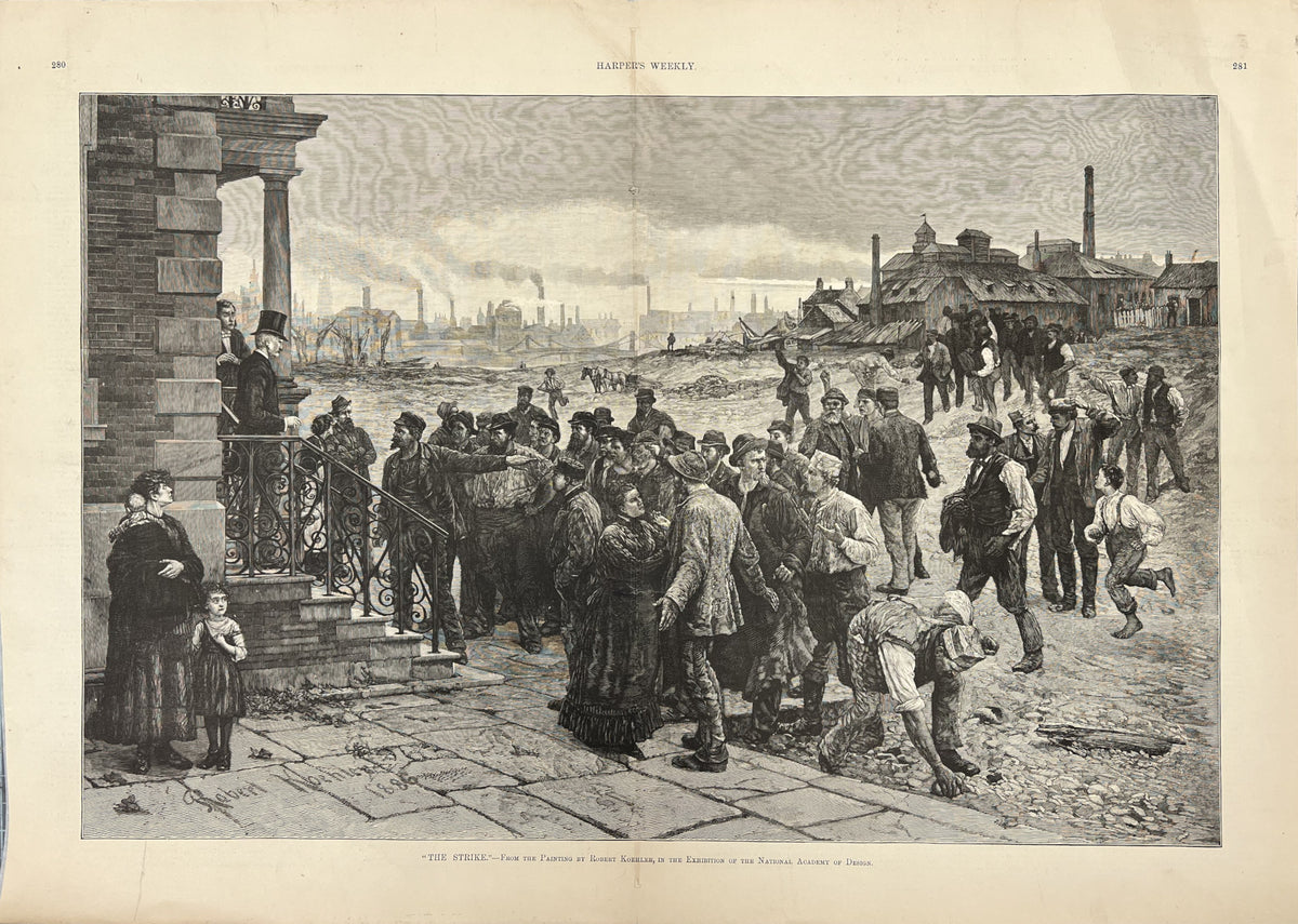 Koehler, Robert "The Strike" – Philadelphia Print Shop
