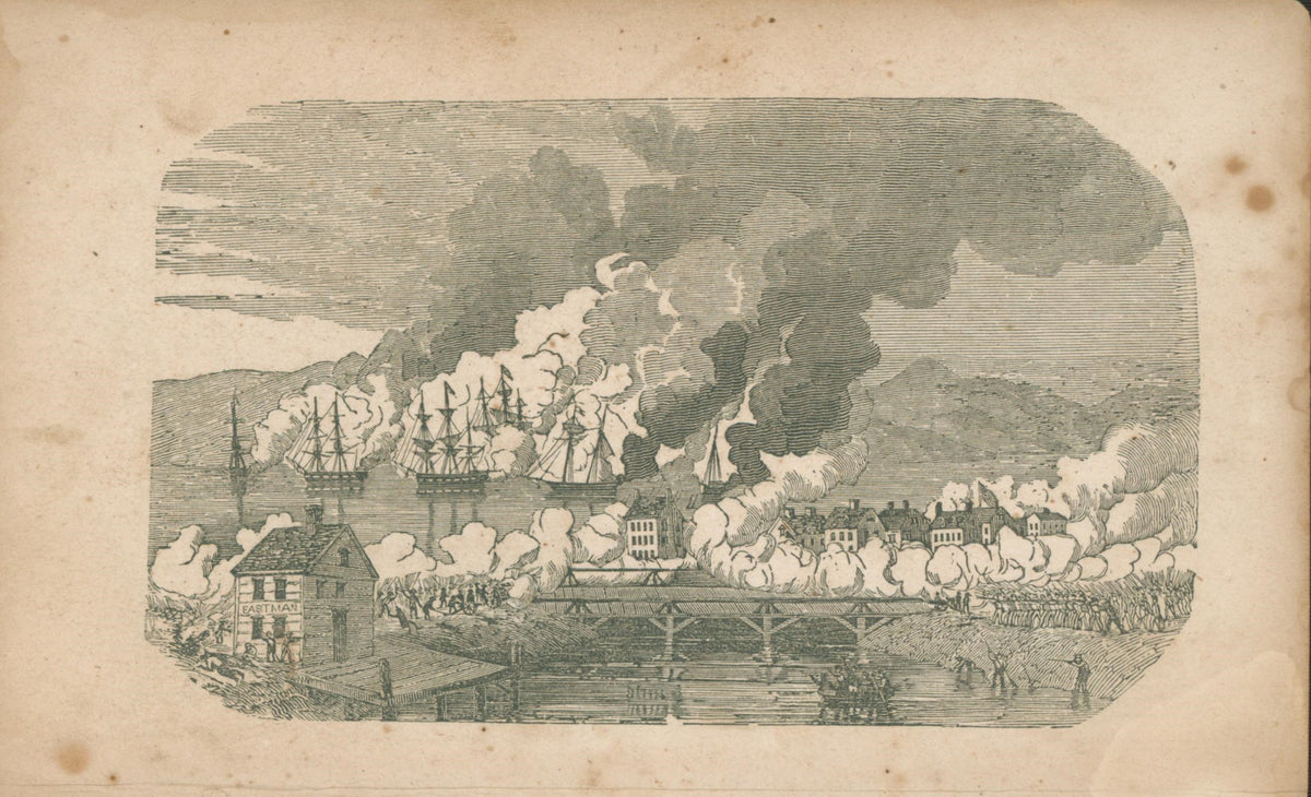 Unattributed [Battle of Plattsburgh] From Horace Kimball’s "American N ...