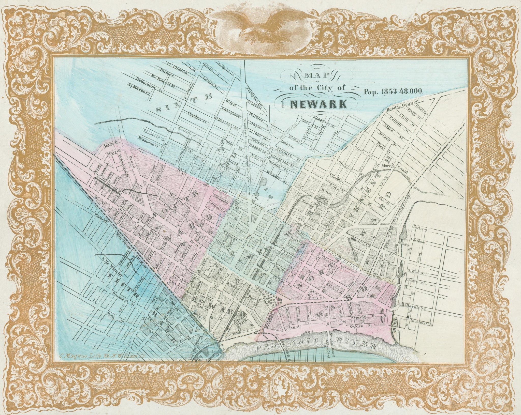 Newark New Jersey Map