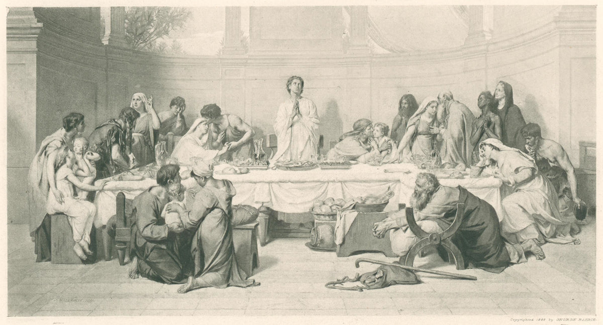 Mazerolle, Alexis-Joseph "Les Agapes." or "The Agape Feast/The Love Fe ...