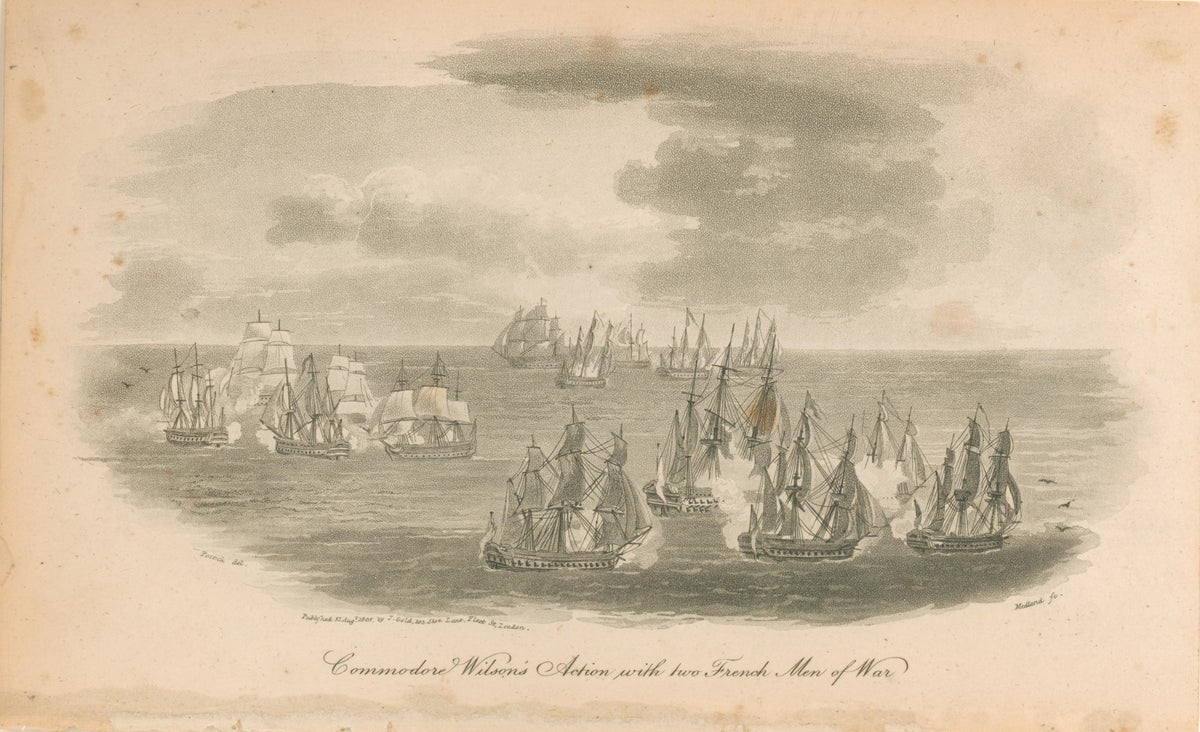Pocock, Nicholas. “Commodore Wilson’s Action with two French Men of Wa ...
