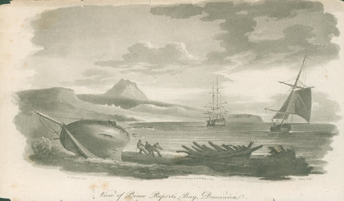 Pocock, Nicholas “View of Prince Rupert’s Bay, Dominica” – Philadelphia ...