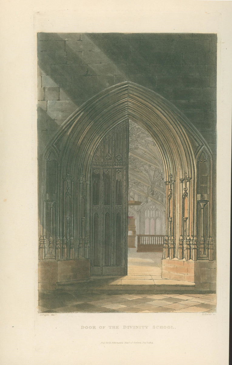 Pugin, A. “Door of the Divinity School” – Philadelphia Print Shop