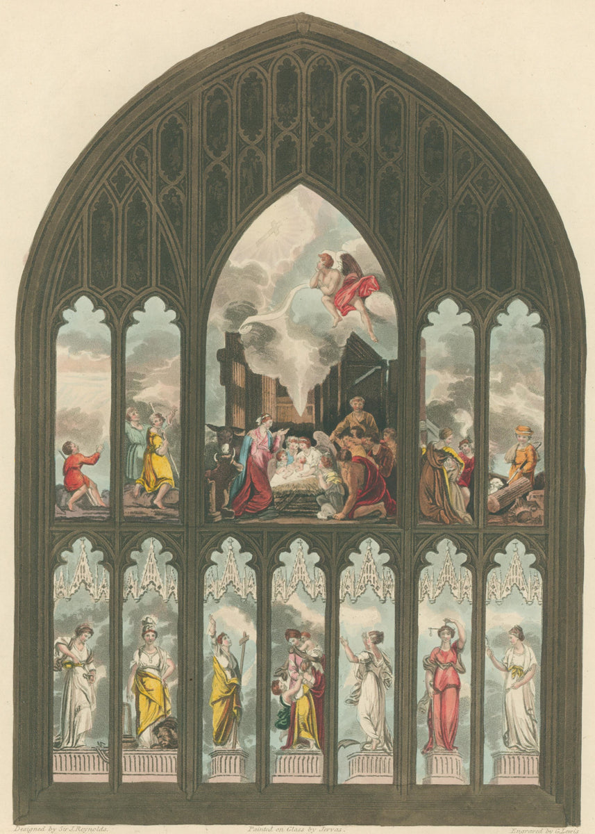 Reynolds, J. “Window of New College Chapel” – Philadelphia Print Shop