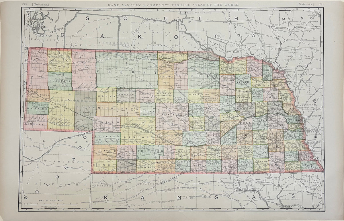 Rand, McNally [Nebraska] – Philadelphia Print Shop