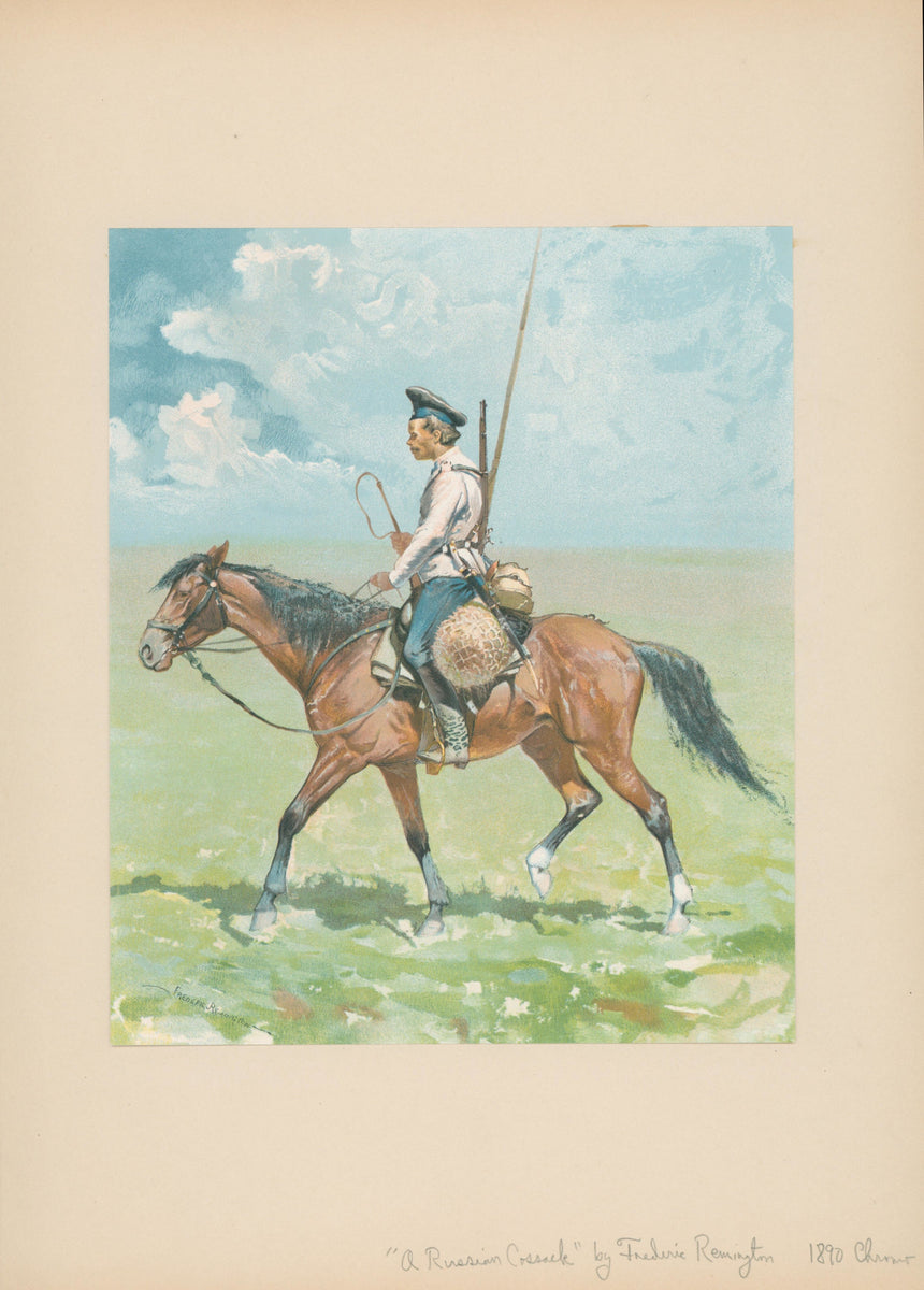 Remington, Frederic “A Russian Cossack” – Philadelphia Print Shop