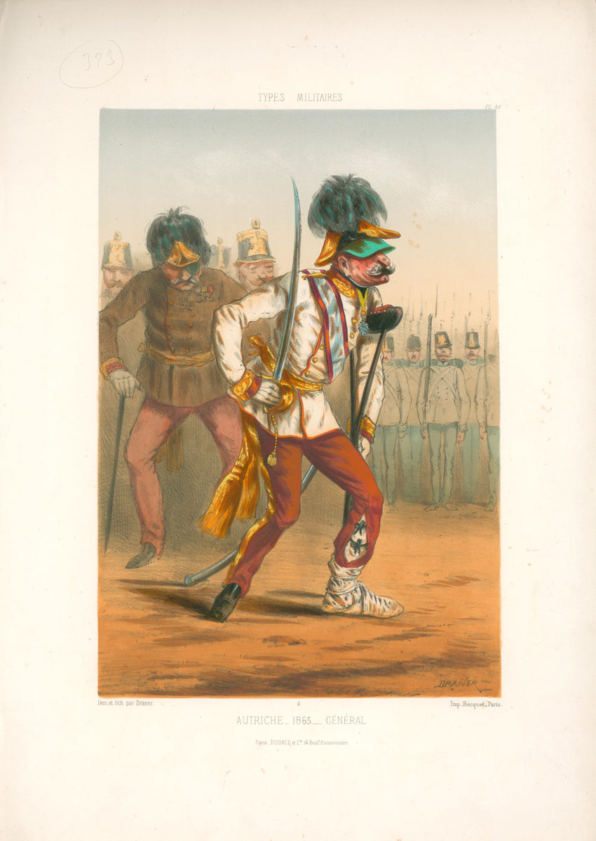 Renard, Jules “Draner”. “Autriche-1865-General” – Philadelphia Print Shop