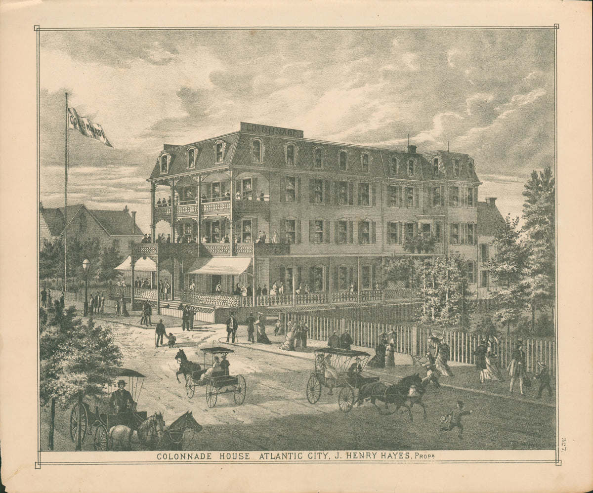 Rose, T.F. "Colonnade House, Atlantic City." [St. James Place ...