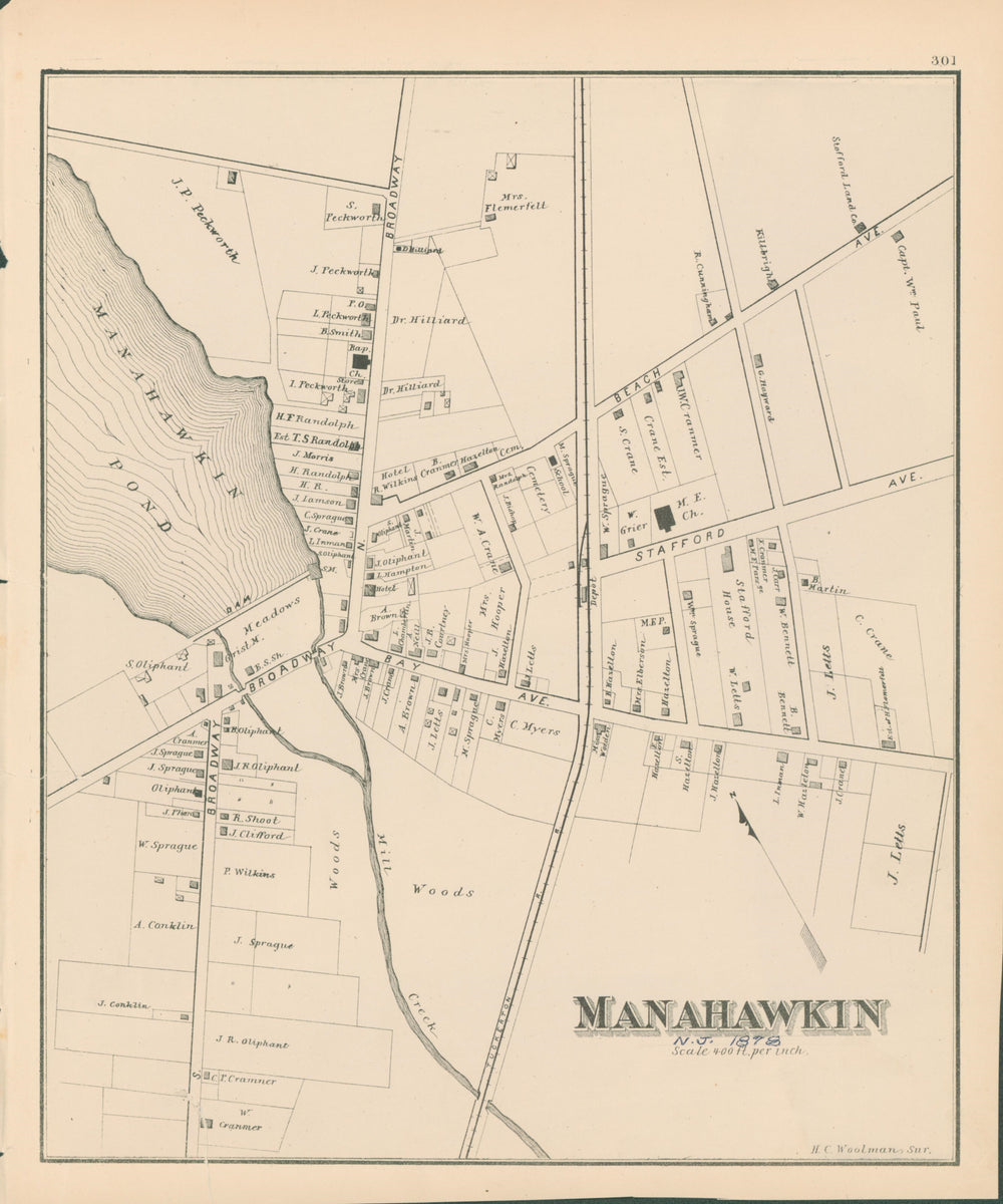 Woolman, H.C. "Manahawkin" – Philadelphia Print Shop
