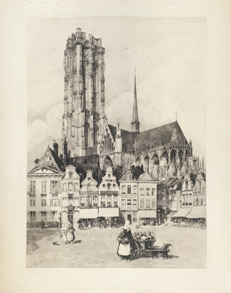 Slocombe, Edward “St. Rumbold’s Cathedral, Mechelen, Belgium ...