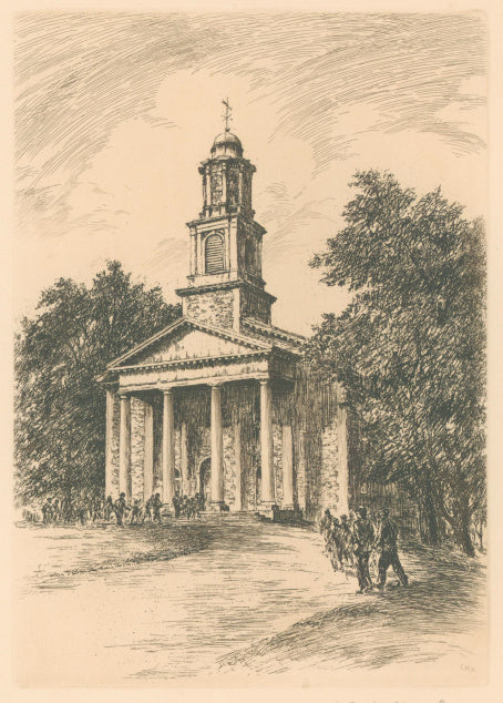 Arlt, Emilie M. “Colgate Chapel.” – Philadelphia Print Shop