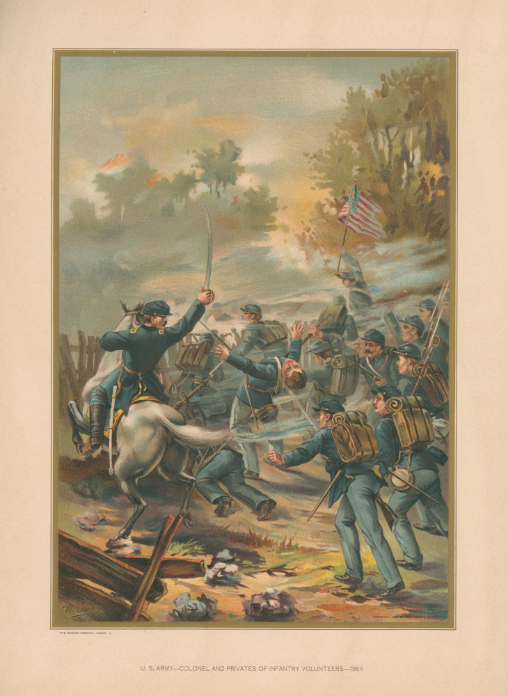 Unattributed “Colonel and Privates of Infantry Volunteers – 1864 ...