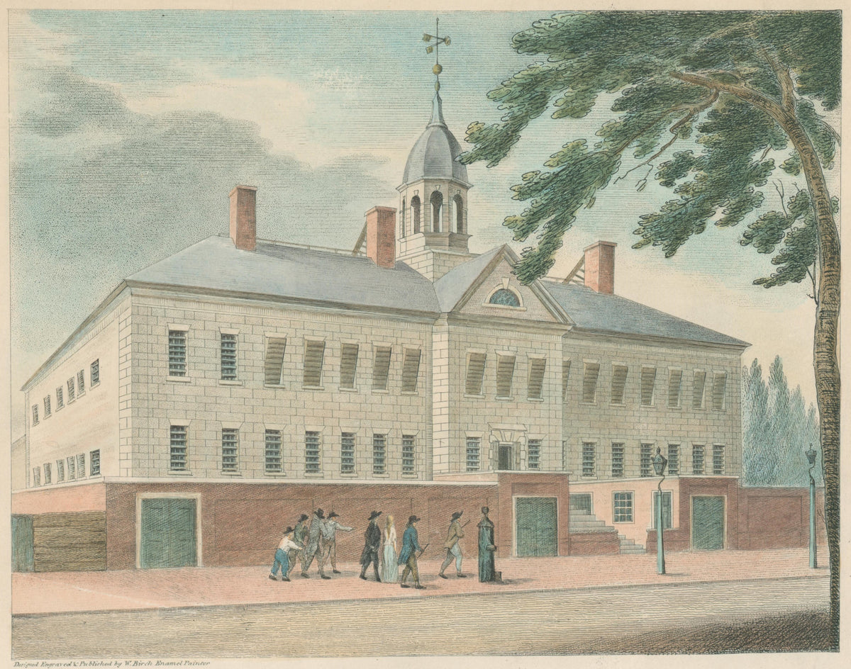 Birch, William Russell "Jail in Walnut Street Philadelphia ...