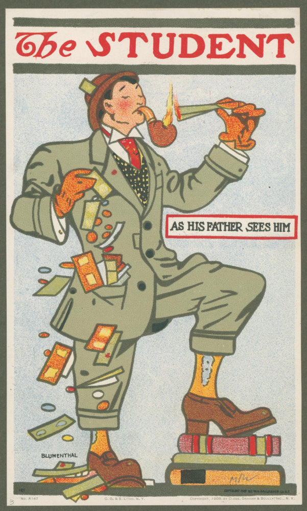 Blumenthal, Moses Lawrence “The Student. As His Father Sees Him ...