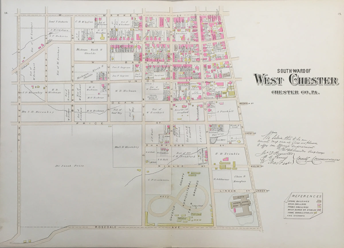 Breou, Forsey “West Chester - South Ward.” – Philadelphia Print Shop