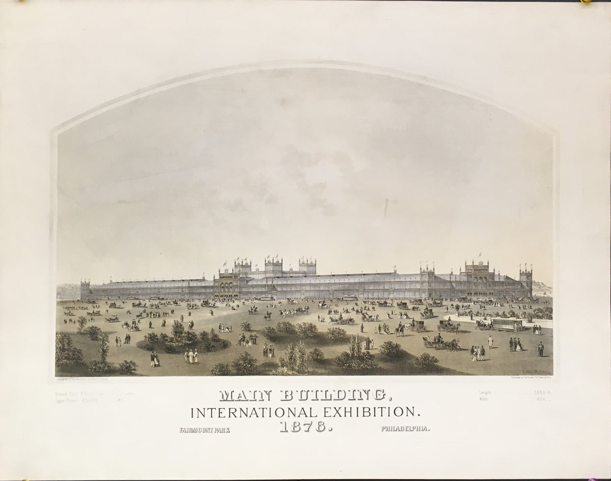 Aubrun, Louis "Main Building. International Exhibition, 1876. Fairmoun ...