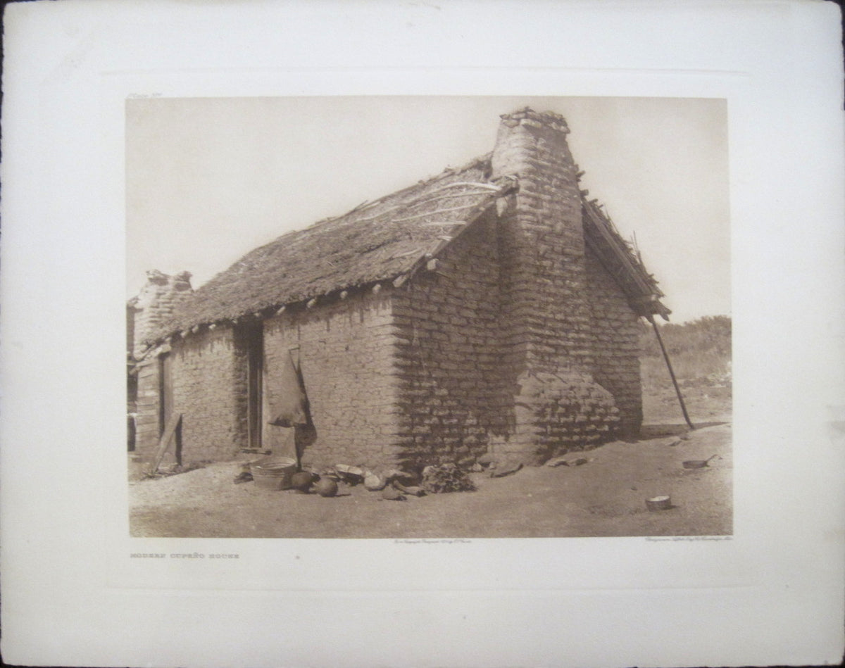 Curtis, Edward S. "Modern Cupeño House" Pl. 511 – Philadelphia Print Shop