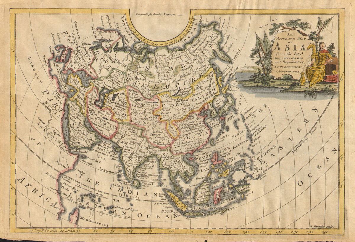 Unattributed. "An Accurate Map of Asia from the Latest Improvements by ...