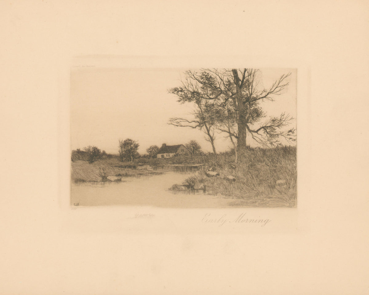 Field, Edward Loyal (attr) “Early Morning.” – Philadelphia Print Shop