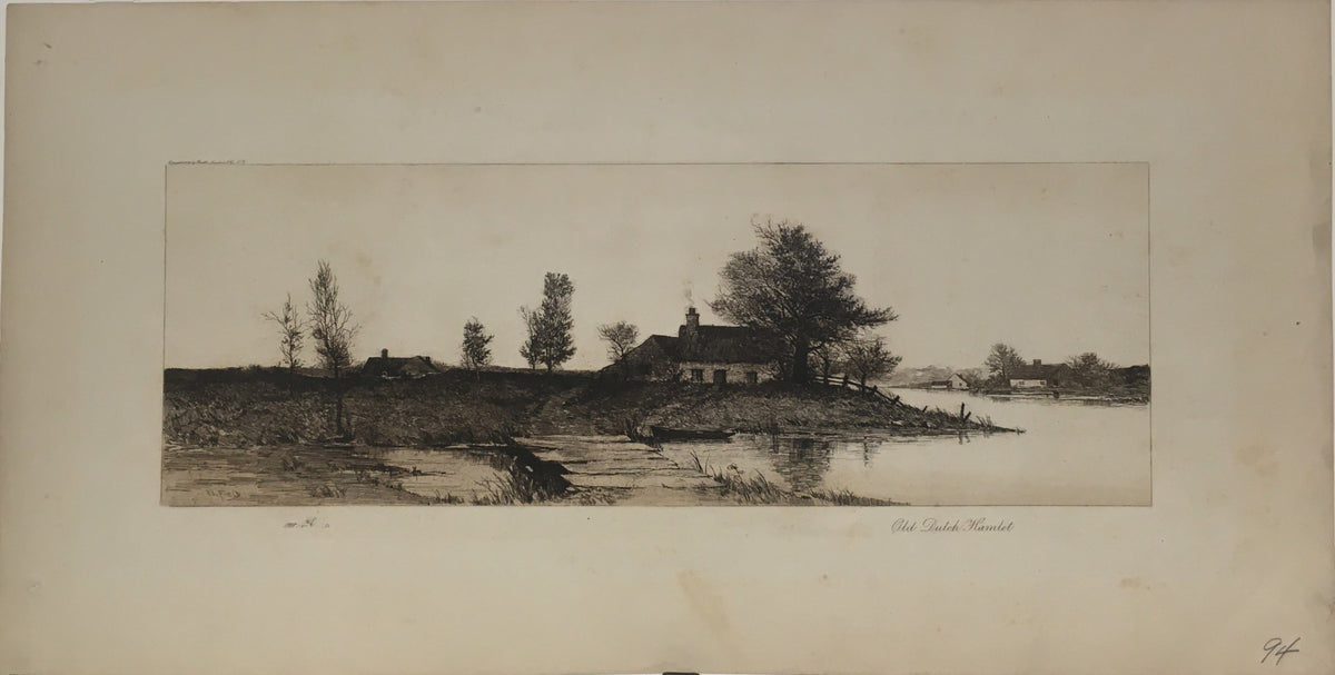 Field, Edward Loyal “Old Dutch Hamlet” – Philadelphia Print Shop