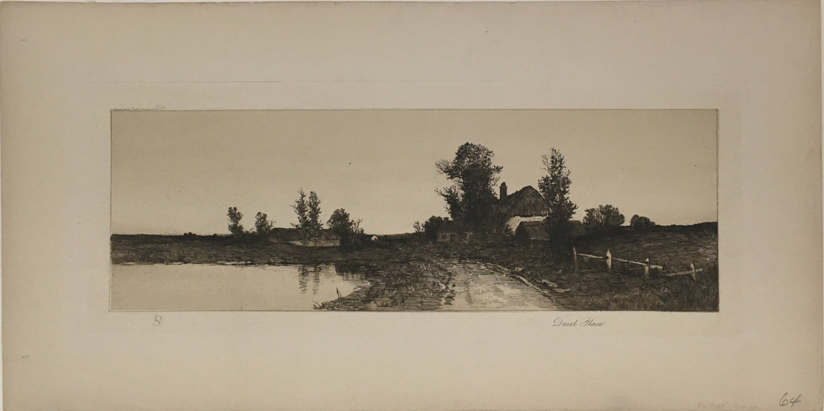 Field, Edward Loyal, attr. “Quiet Place” – Philadelphia Print Shop