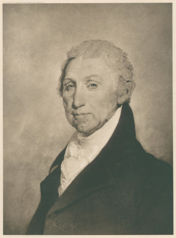 Stuart, Gilbert “James Monroe.” From "The White House Gallery of Offic ...