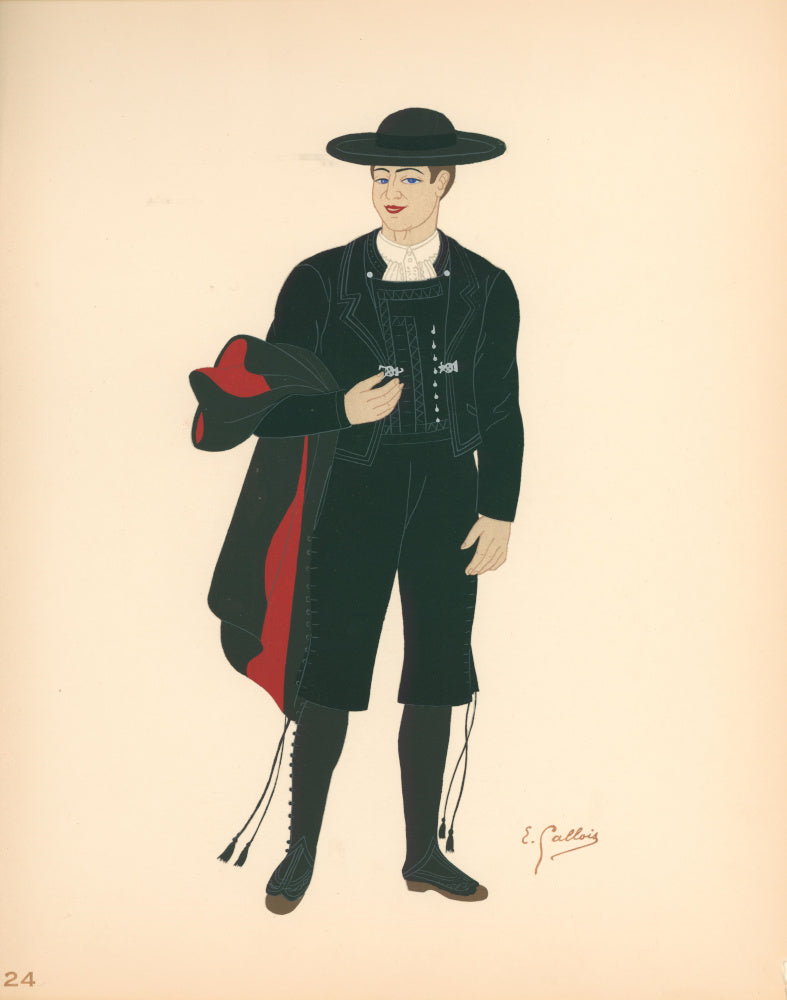 Gallois, Emile [A Man of Léon]. Plate 24. – Philadelphia Print Shop