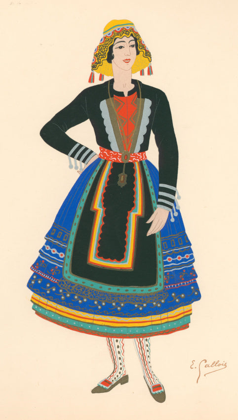 Gallois, Emile [A Woman of New Castille]. Plate 28. – Philadelphia ...