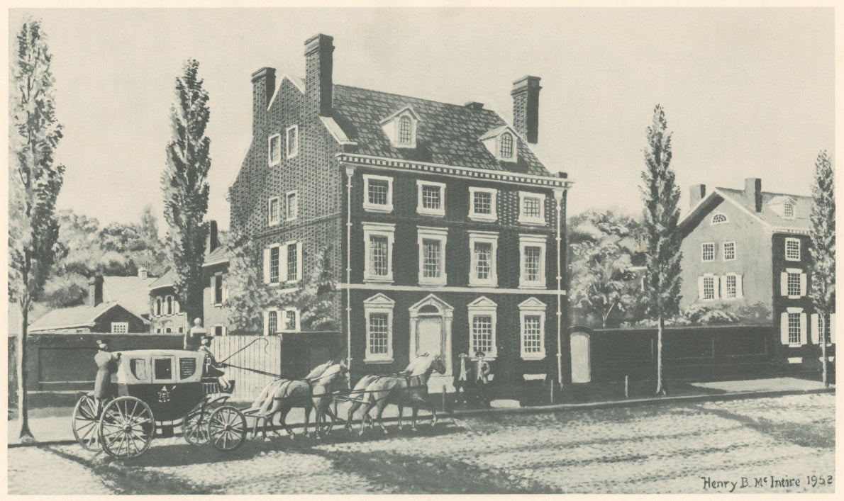 McIntire, Henry B. "190 High St. Philadelphia. Residence of President ...