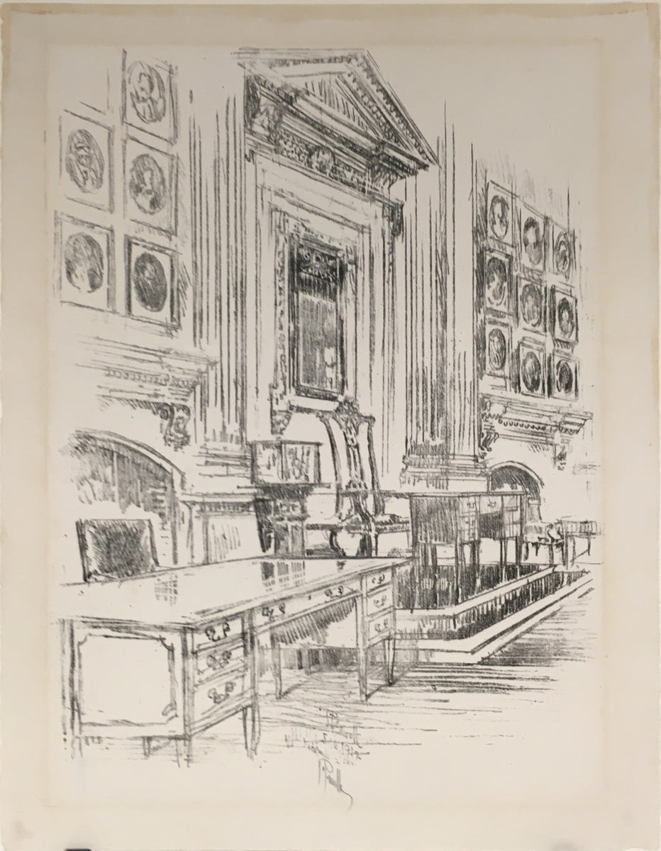 Pennell, Joseph “Table and Chair, Signers’ Room, Independence Hall ...