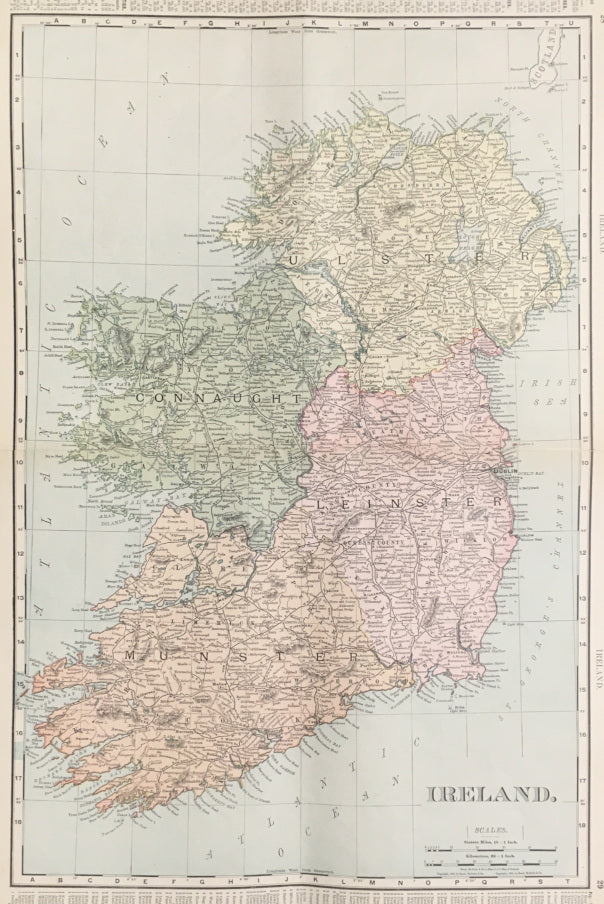 Rand McNally. “Ireland.” – Philadelphia Print Shop