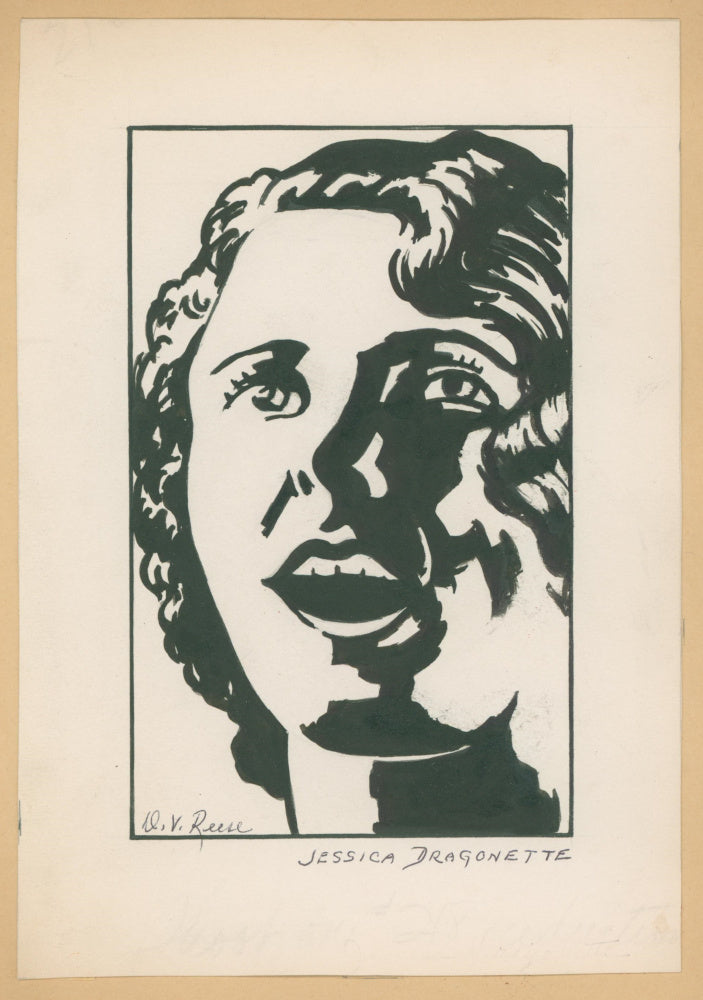 Reese, Dorothy V. “Jessica Dragonette.” [singer] – Philadelphia Print Shop