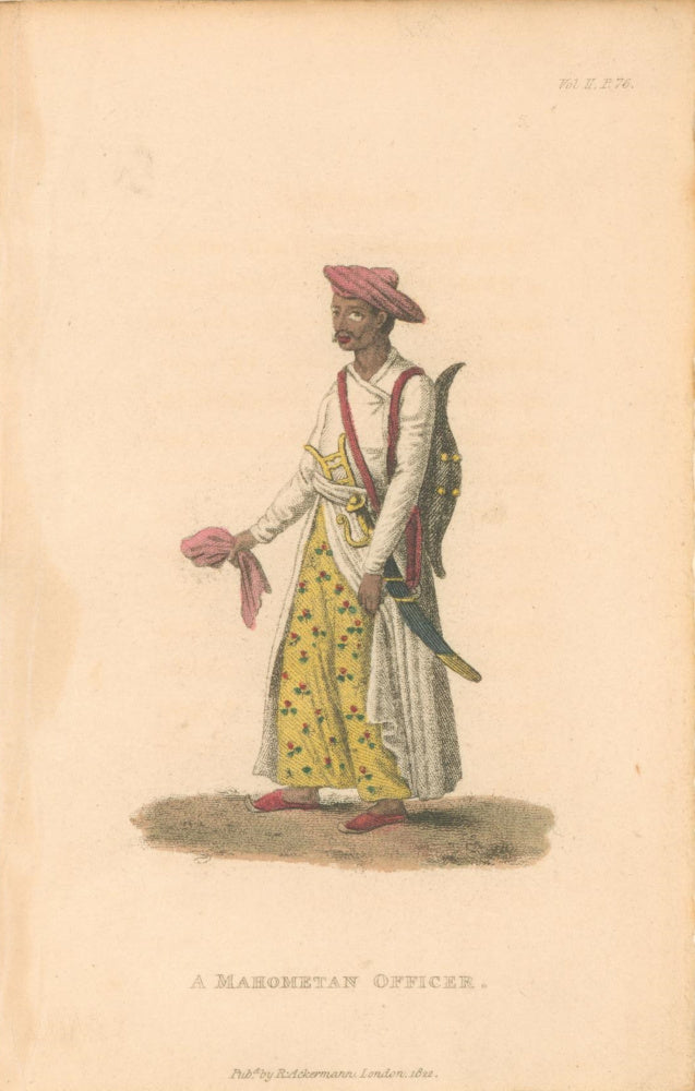 Shoberl, Frederic "A Mahometan Officer." – Philadelphia Print Shop