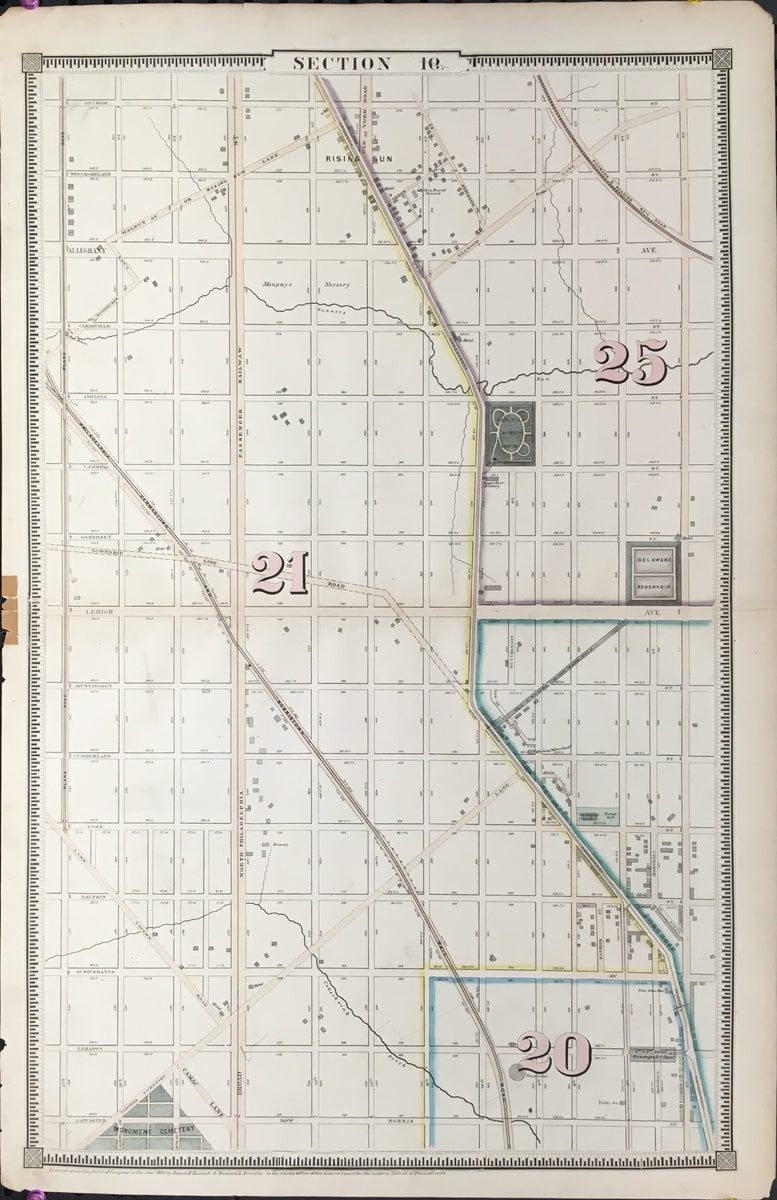 Bonsall & Smedley. “Section 19.” [Glenwood and North Central Philadelp ...