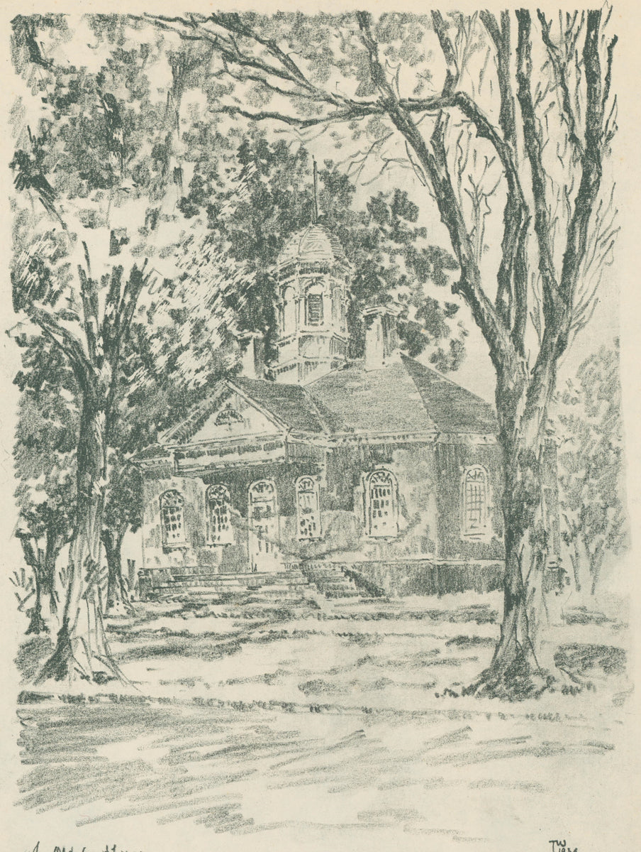 White, Theo Ballou “The Old Court House, Williamsburg” – Philadelphia ...
